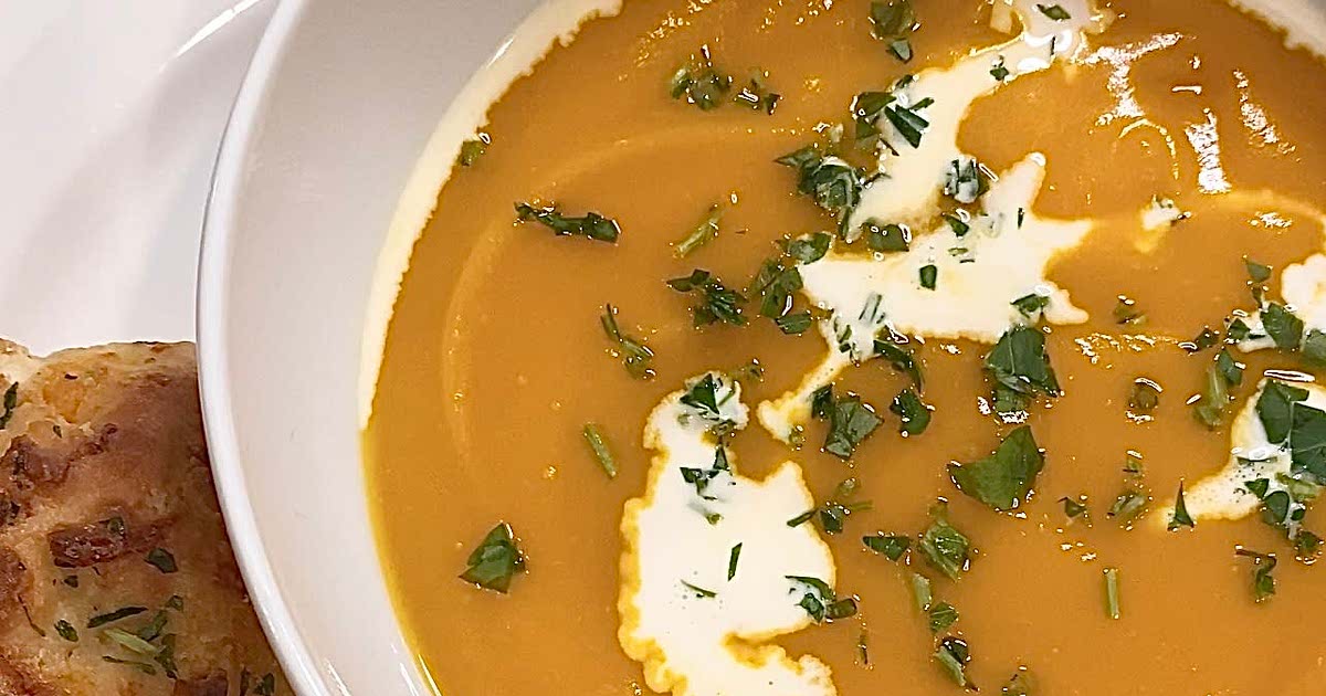 Creamy Japanese Pumpkin Soup Recipe - Samsung Food