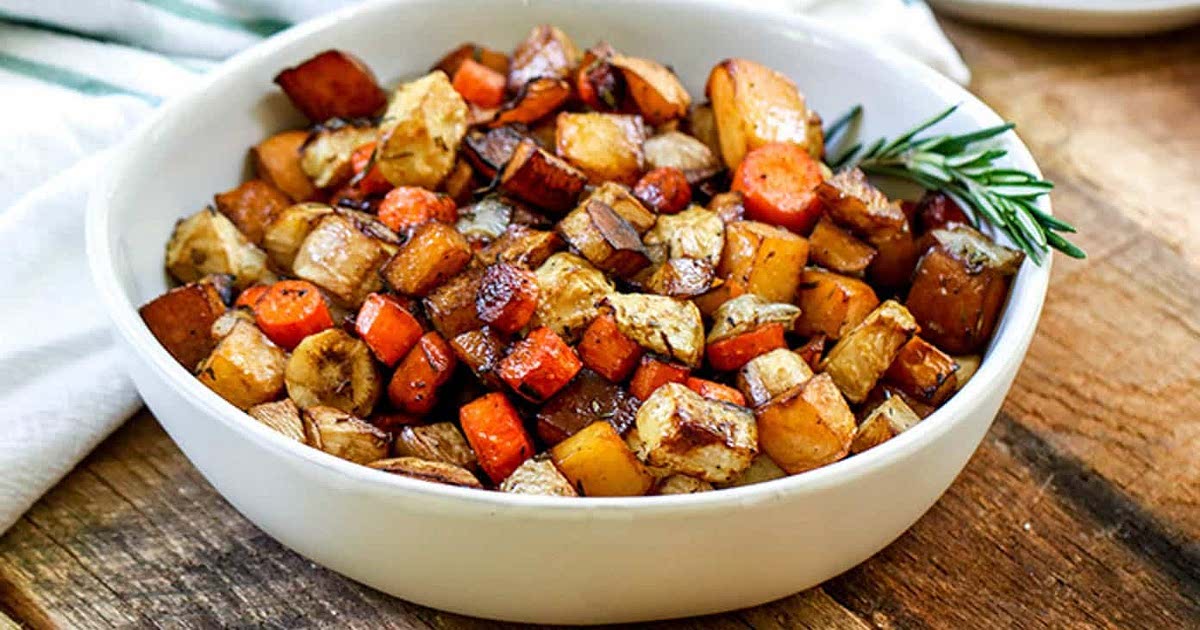 Balsamic Roasted Root Vegetables Recipe - Samsung Food