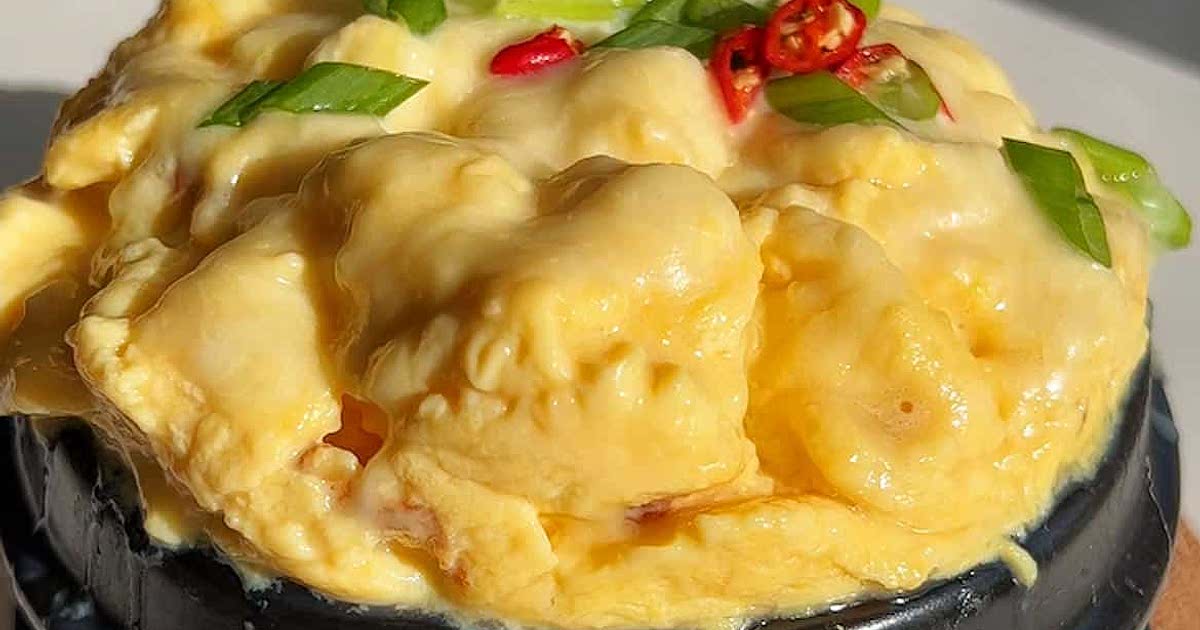 Korean Steamed Egg | One-pot 15 minutes recipe Recipe - Samsung Food