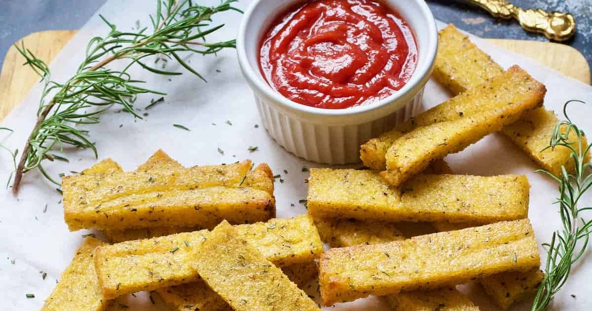 Baked Polenta Chips (Polenta Fries) Recipe - Samsung Food