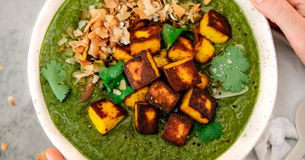 Zesty Silverbeet Curry With Golden Paneer Recipe - Samsung Food
