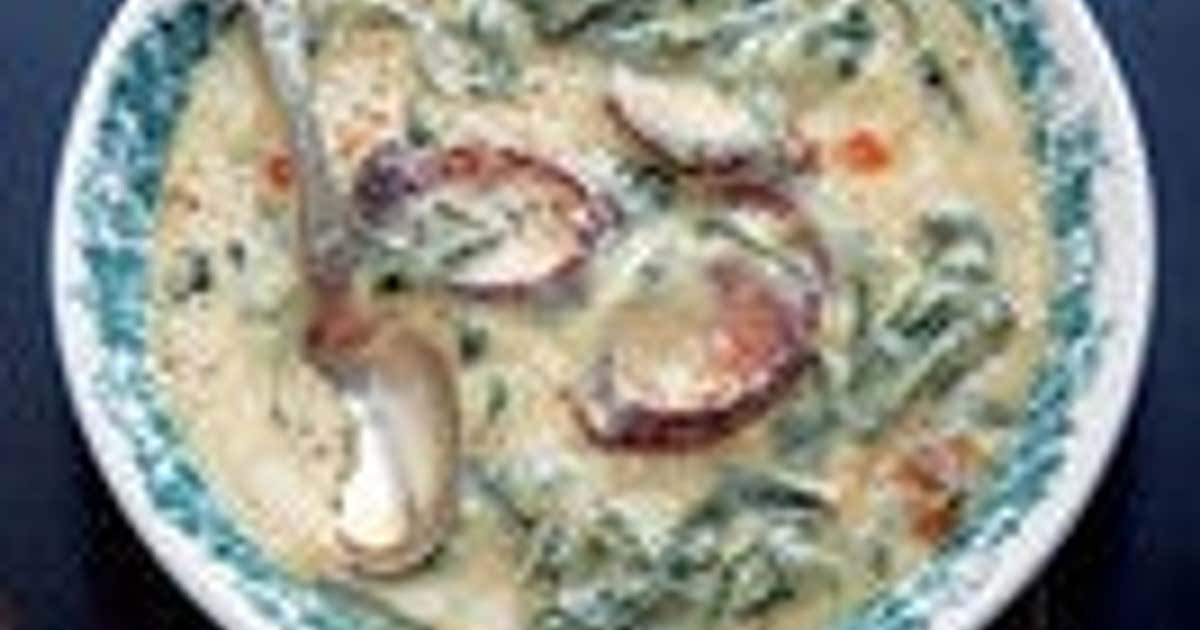 Collard Greens, Cornmeal, and Sausage Soup (Sopa de Fubà) Recipe ...