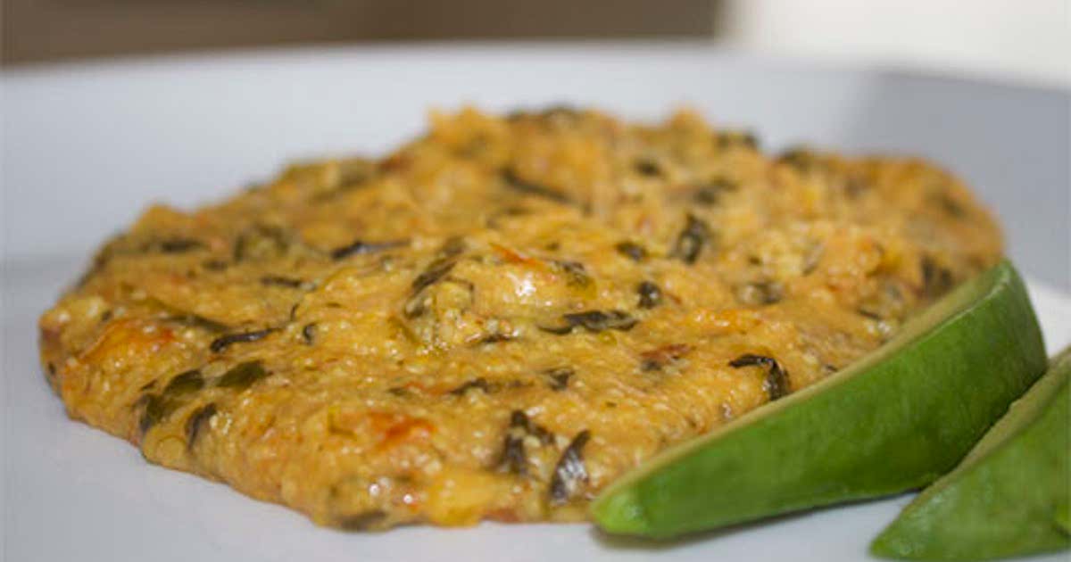 Mayi Moulen ak Zepina | Cornmeal with Spinach - Haiti Recipe - Samsung Food