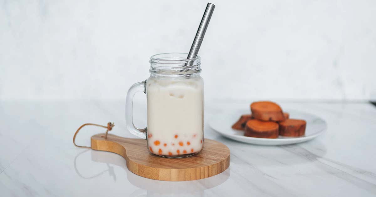 3-Ingredient Sweet Potato Boba Recipe - Samsung Food