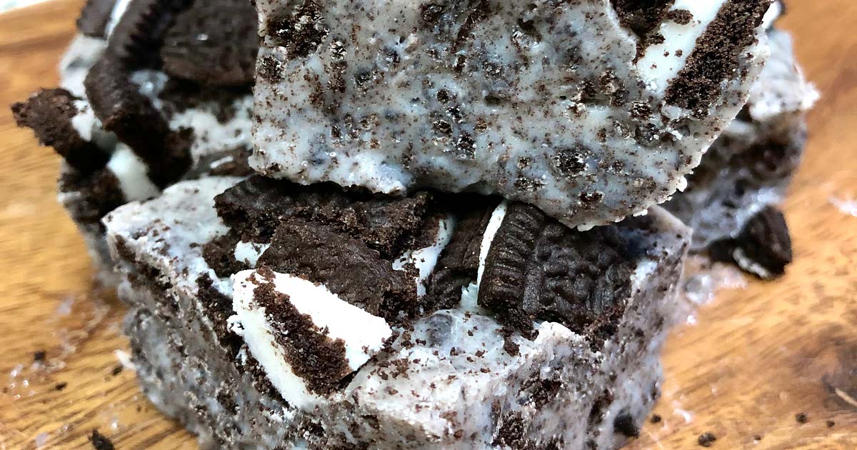 CHEWY OREO FUDGE SLICES Recipe - Samsung Food