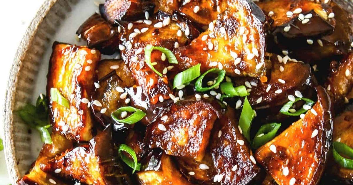 Sweet & Sticky Air Fryer Eggplant Recipe | Samsung Food App