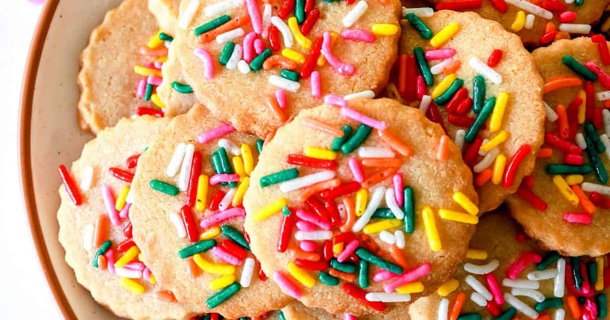 Shortbread Sprinkle Cookies Recipe - Samsung Food