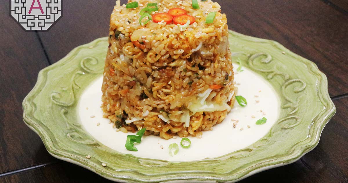 Korean Cup RaMyeon Stir-fried Rice (컵라면 볶음밥) | Aeri's Kitchen Recipe ...