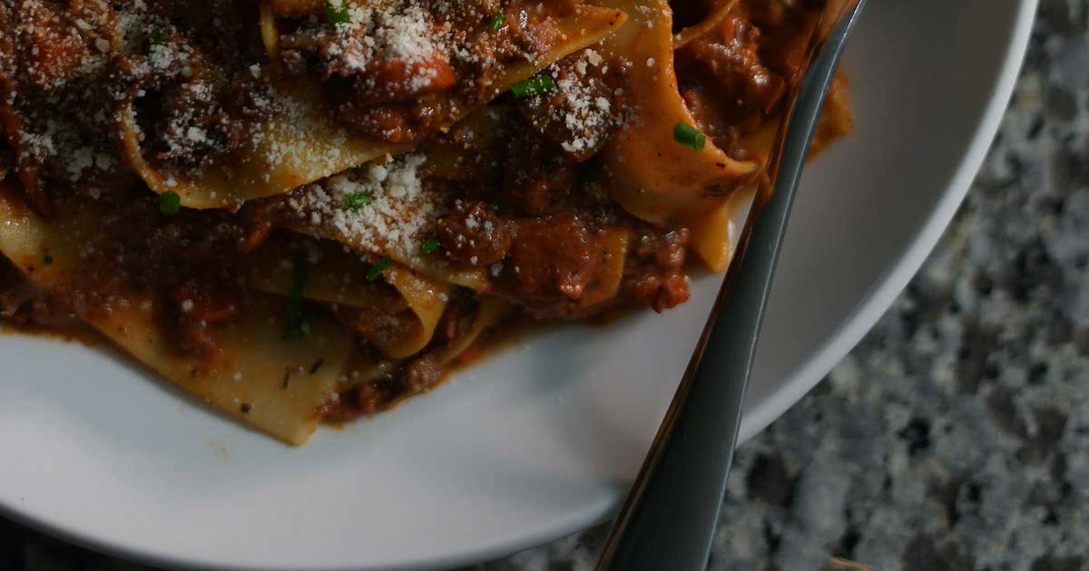 Braised Short Rib Ragu Recipe - Samsung Food