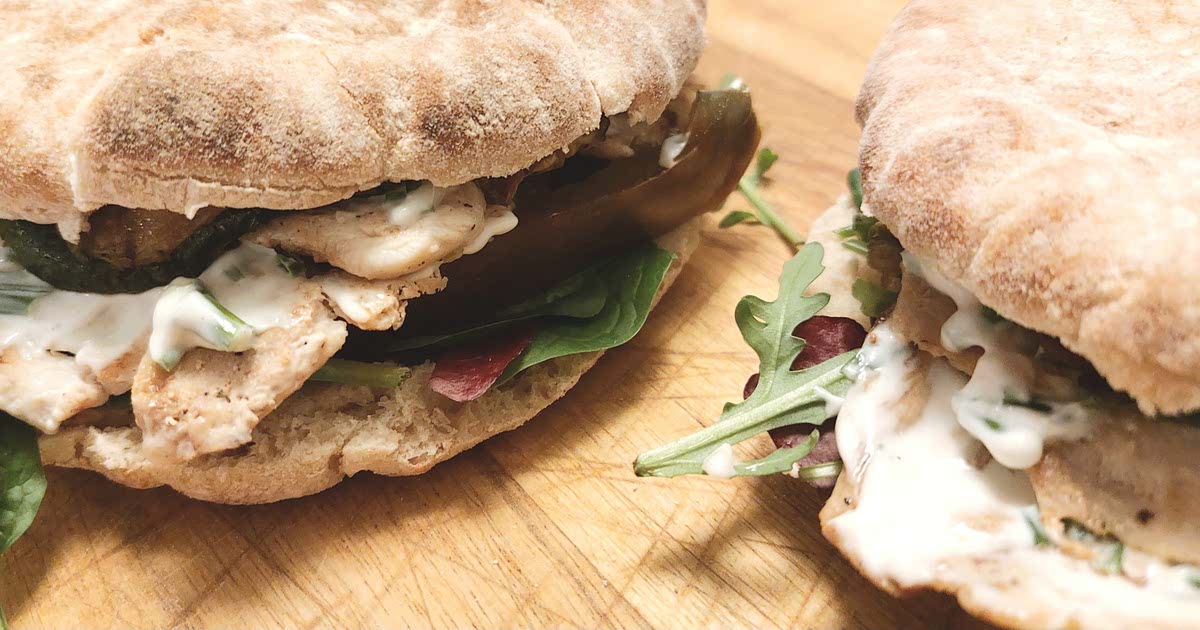 Panini - Soy sauce grilled zucchini and chicken breast Recipe - Samsung ...