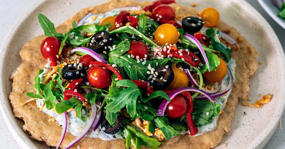 HIGH-PROTEIN FLATBREAD Recipe | Samsung Food App