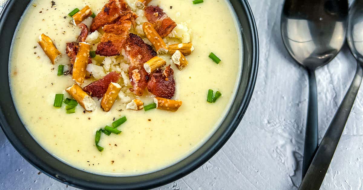 Potato Bacon Cheddar Soup Recipe - Samsung Food