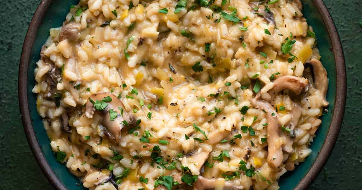 The Best Vegan Mushroom Risotto Recipe — Samsung Food