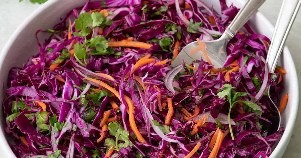 Red Cabbage Slaw Recipe — Samsung Food