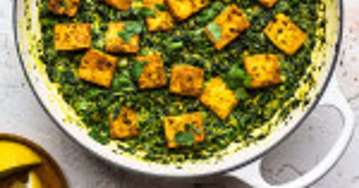 Saag tofu (vegan saag paneer) Recipe — Samsung Food