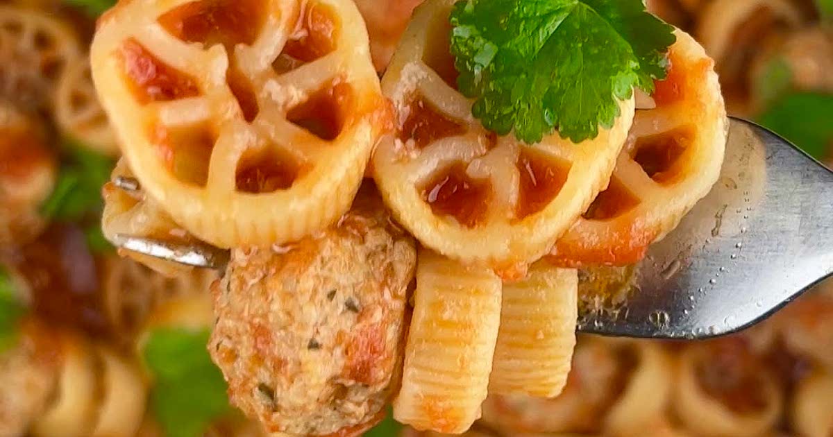 Mini Meatballs Pasta Recipe | Samsung Food App