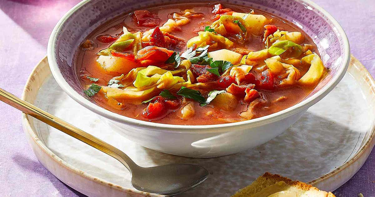 Irish Bacon and Cabbage Soup Recipe — Samsung Food