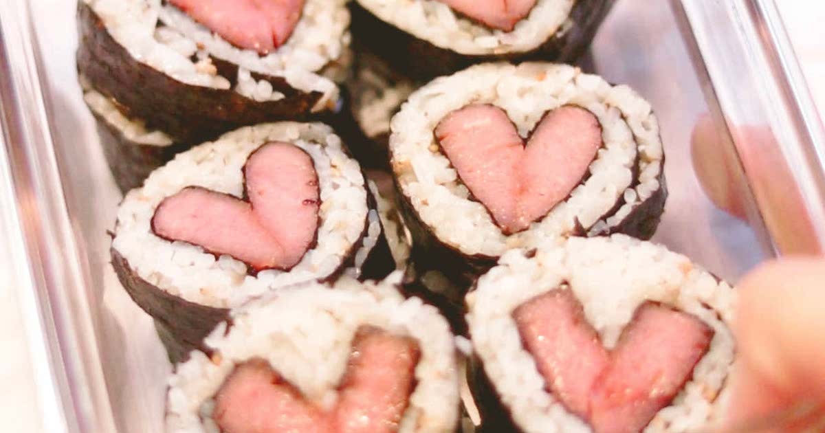 Heart Gimbap (Spam Musubi) Recipe - Samsung Food