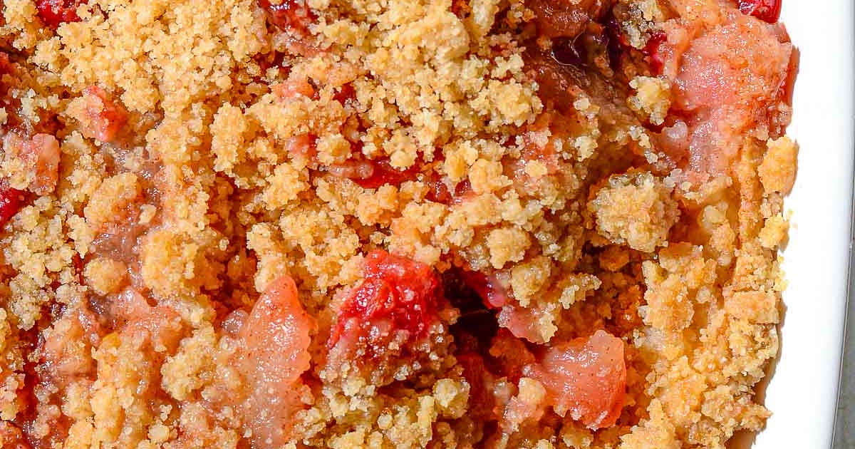 Easy Cranberry Apple Crumble Recipe | Samsung Food App
