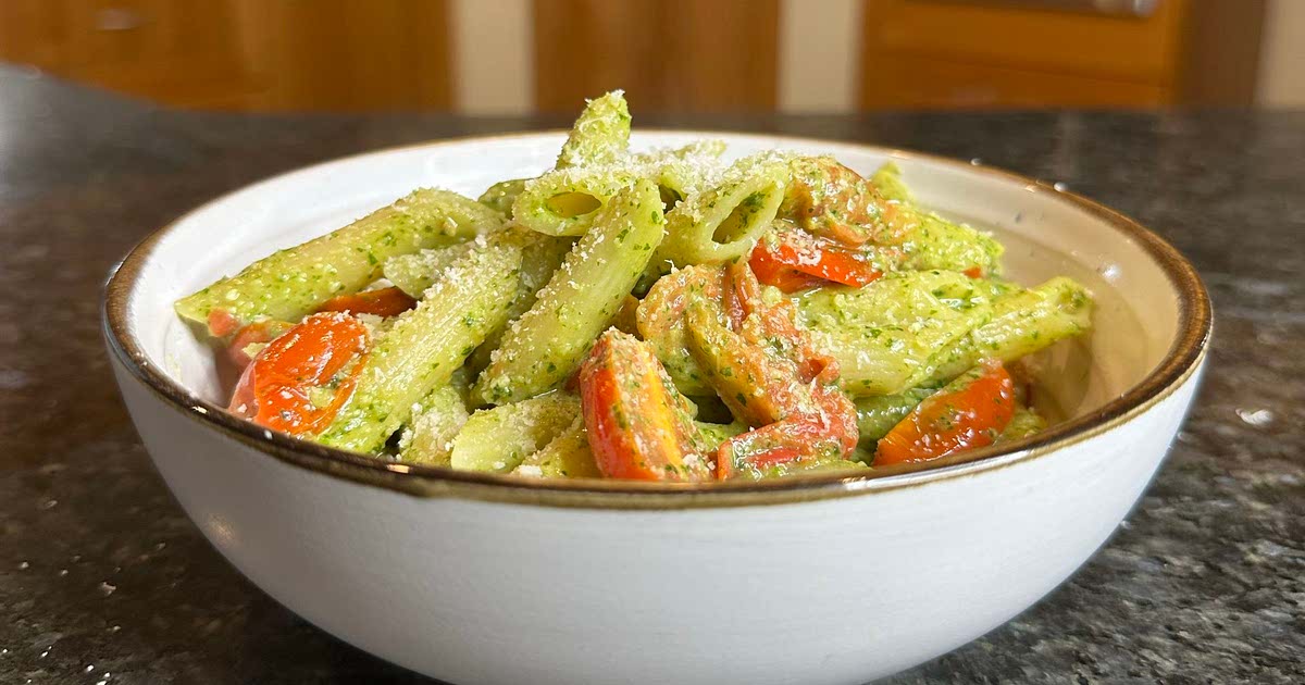 Penne Pesto Pasta Recipe - Samsung Food