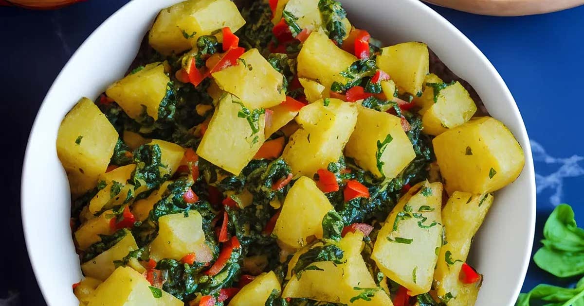 Potato and Spinach Recipe - Samsung Food