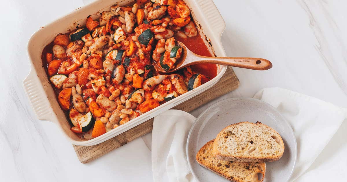 Chipolata Veggie Bake Recipe - Samsung Food