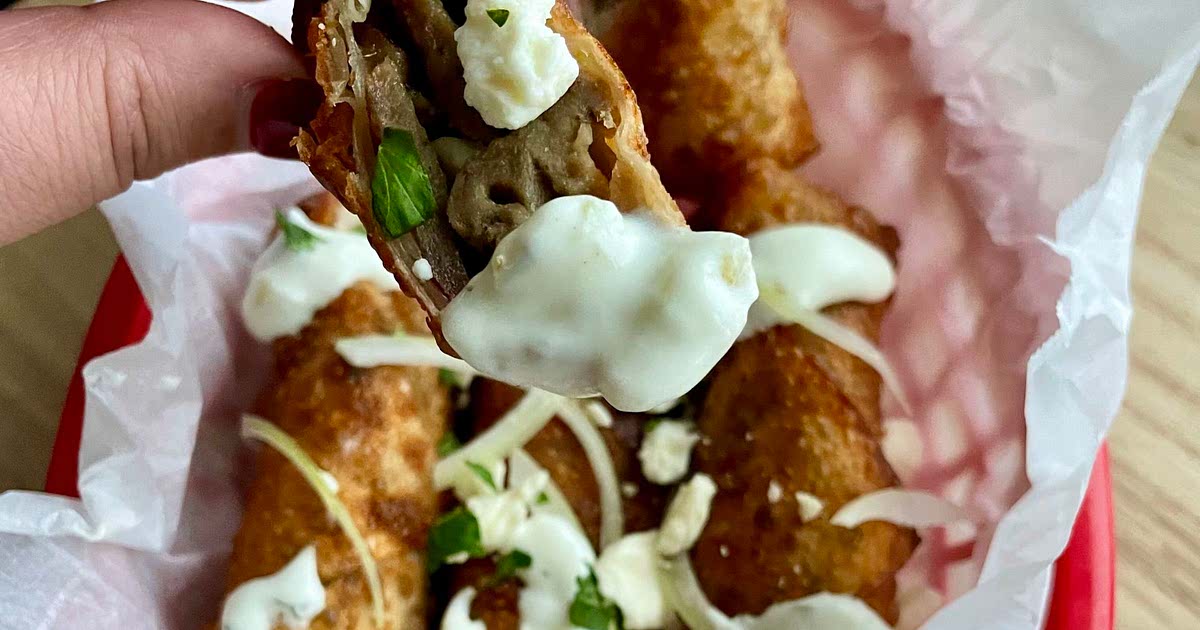 Gyro egg rolls Recipe — Samsung Food