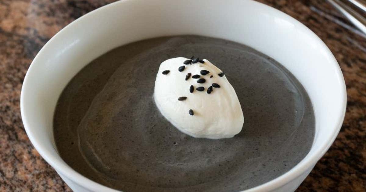Black Sesame Pudding Recipe - Samsung Food