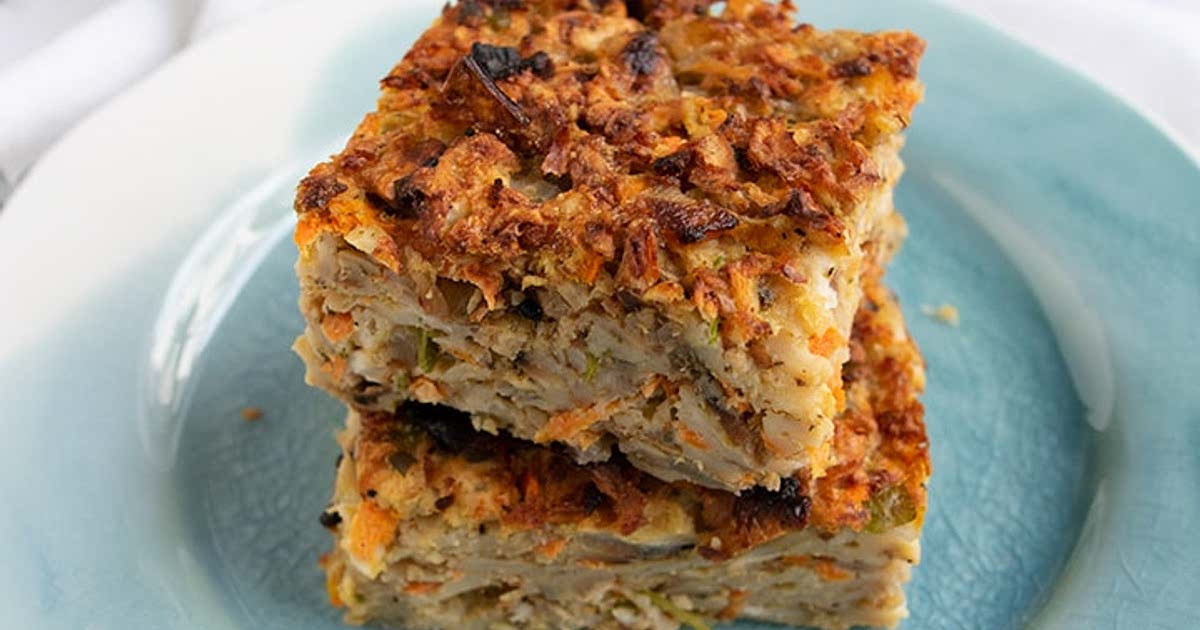 Savory Matzo Farfel Kugel Recipe — Samsung Food