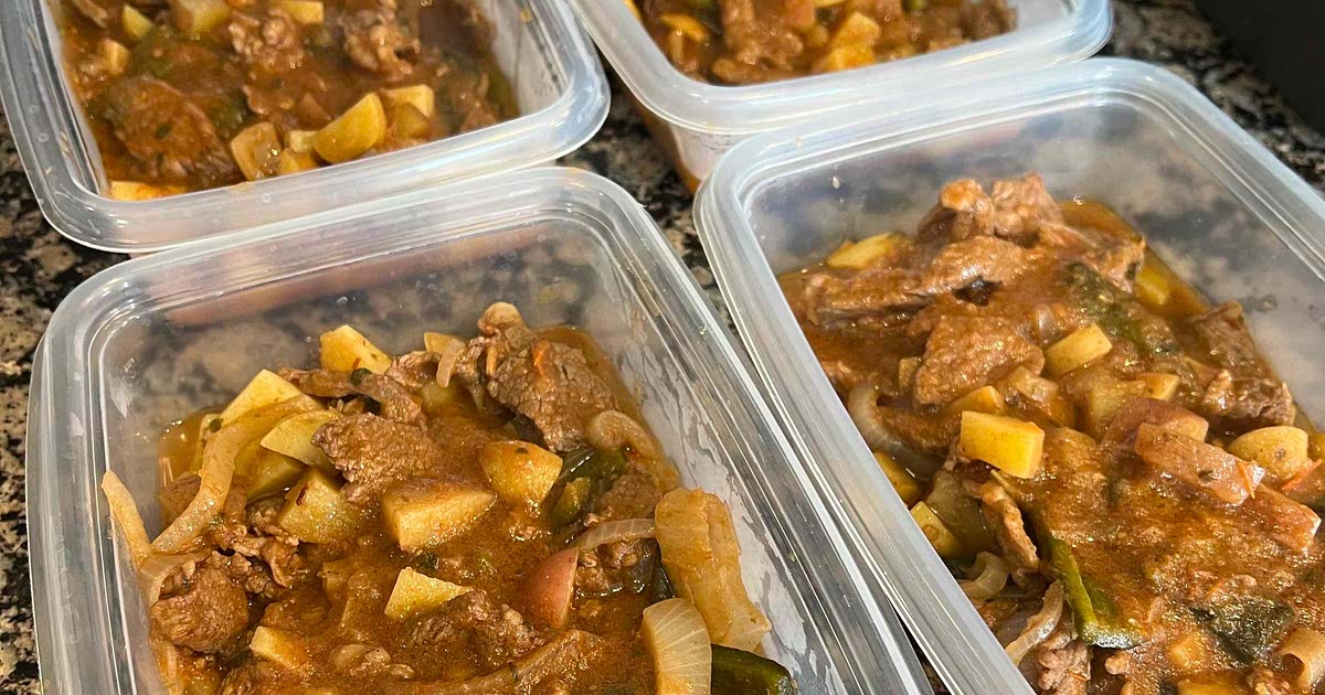 CARNE CON PAPAS Y RAJAS Recipe - Samsung Food