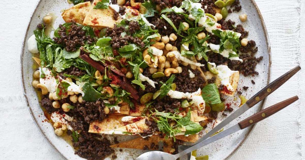 Adam Liaw's beef, chickpea and cashew fatteh Recipe - Samsung Food