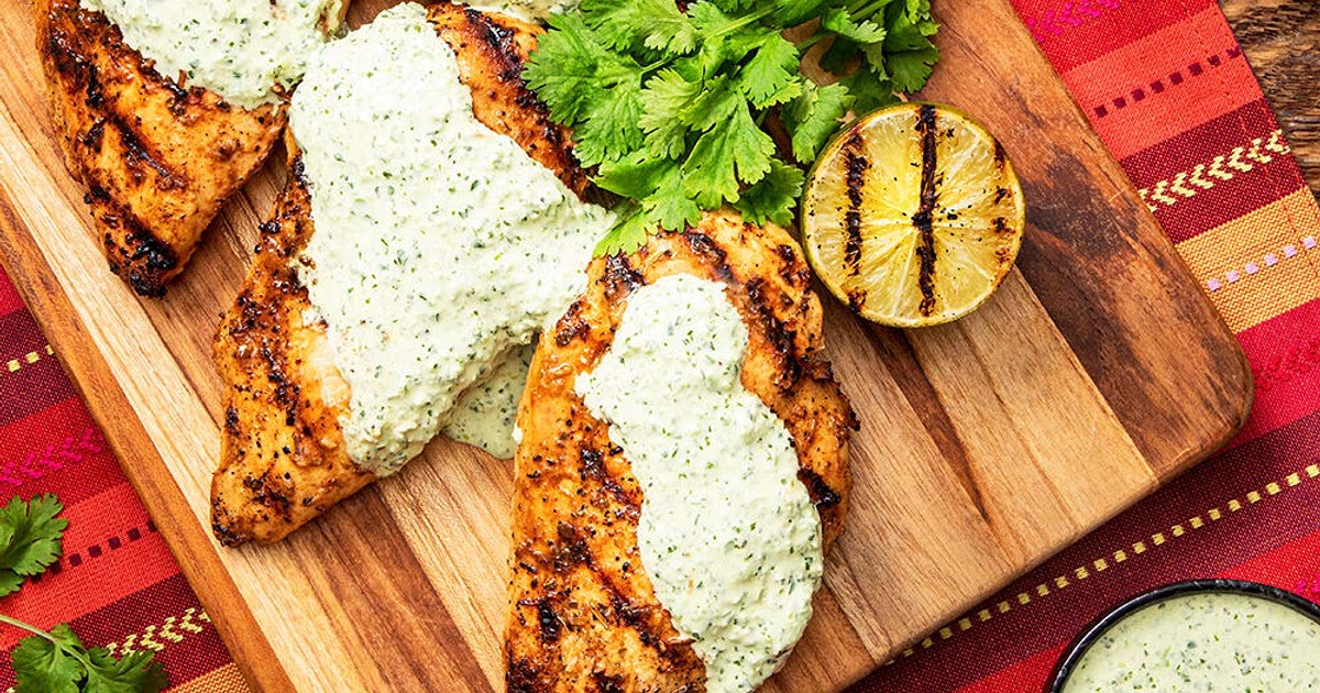 Grilled Peruvian Chicken with Aji Verde Recipe - Samsung Food