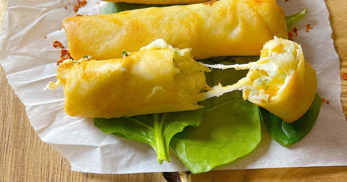 Cheesy Sambusa (Crispy Fried Cheese Rolls) Recipe - Samsung Food