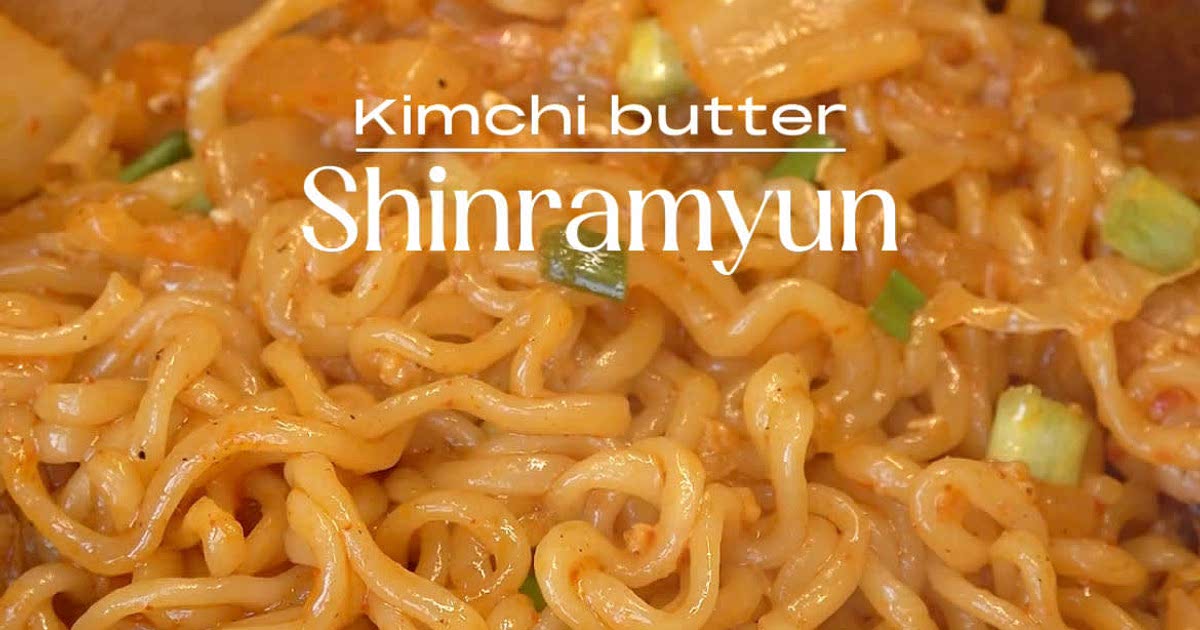 Kimchi butter ramyun Recipe — Samsung Food