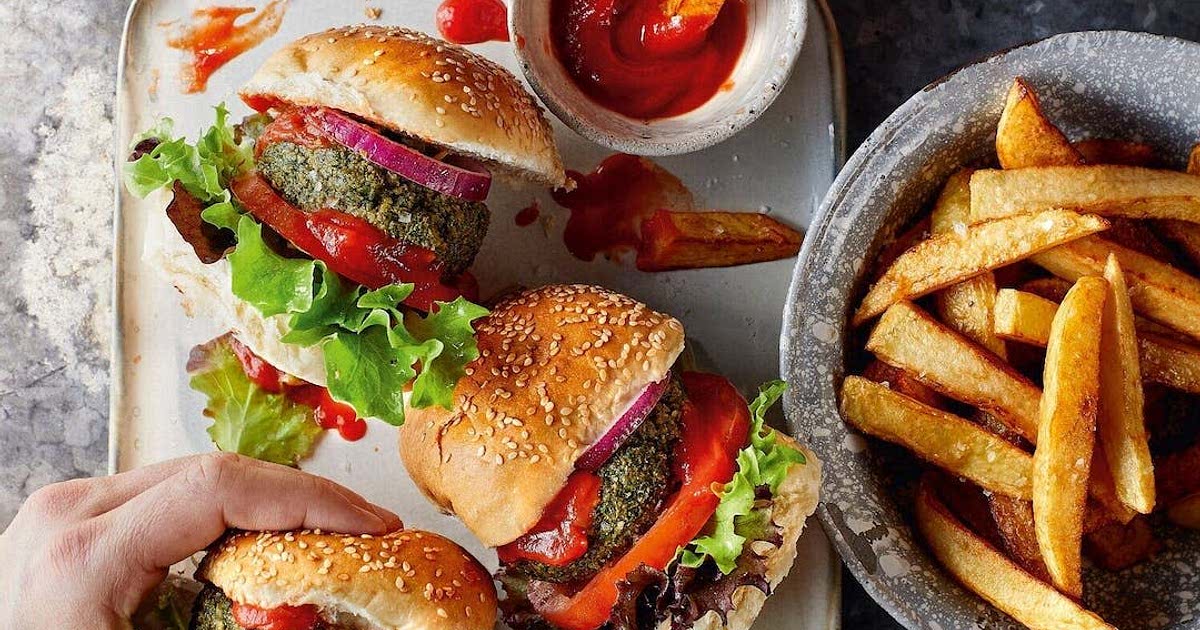 Stem and All Green Burger Recipe - Samsung Food