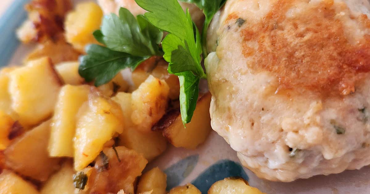 Chicken cheese rissoles Recipe — Samsung Food