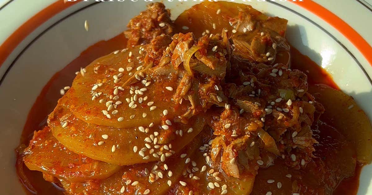 Korean braised tuna radish (super easy!) Recipe - Samsung Food