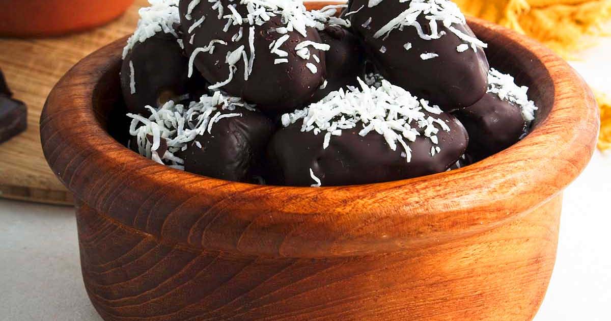 Dark Chocolate Covered Dates with Almond Butter Recipe — Samsung Food