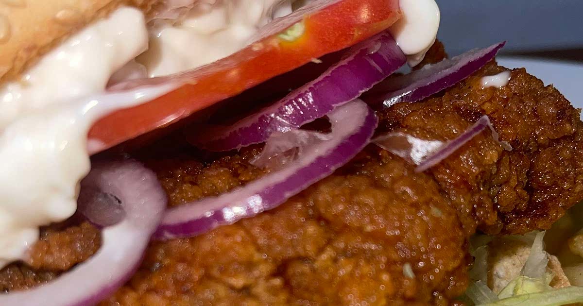Deep Fried Chicken Burger Recipe — Samsung Food