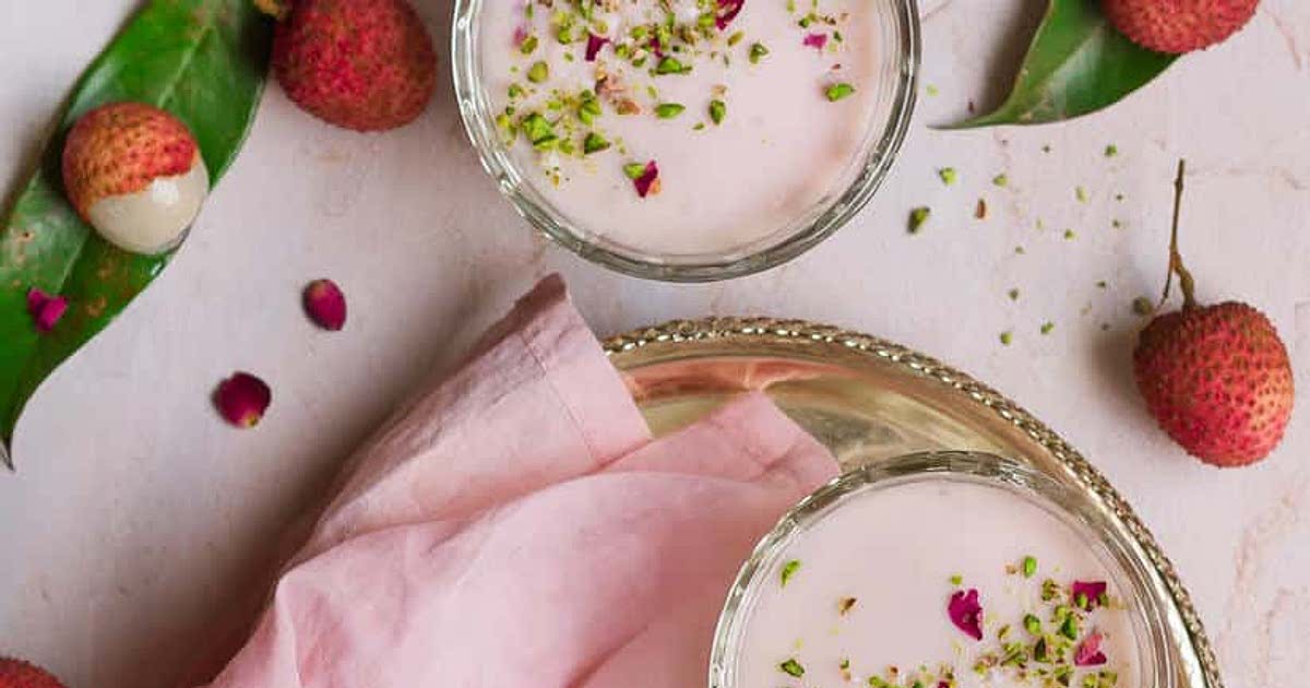 Litchi Rose Panna Cotta Recipe — Samsung Food
