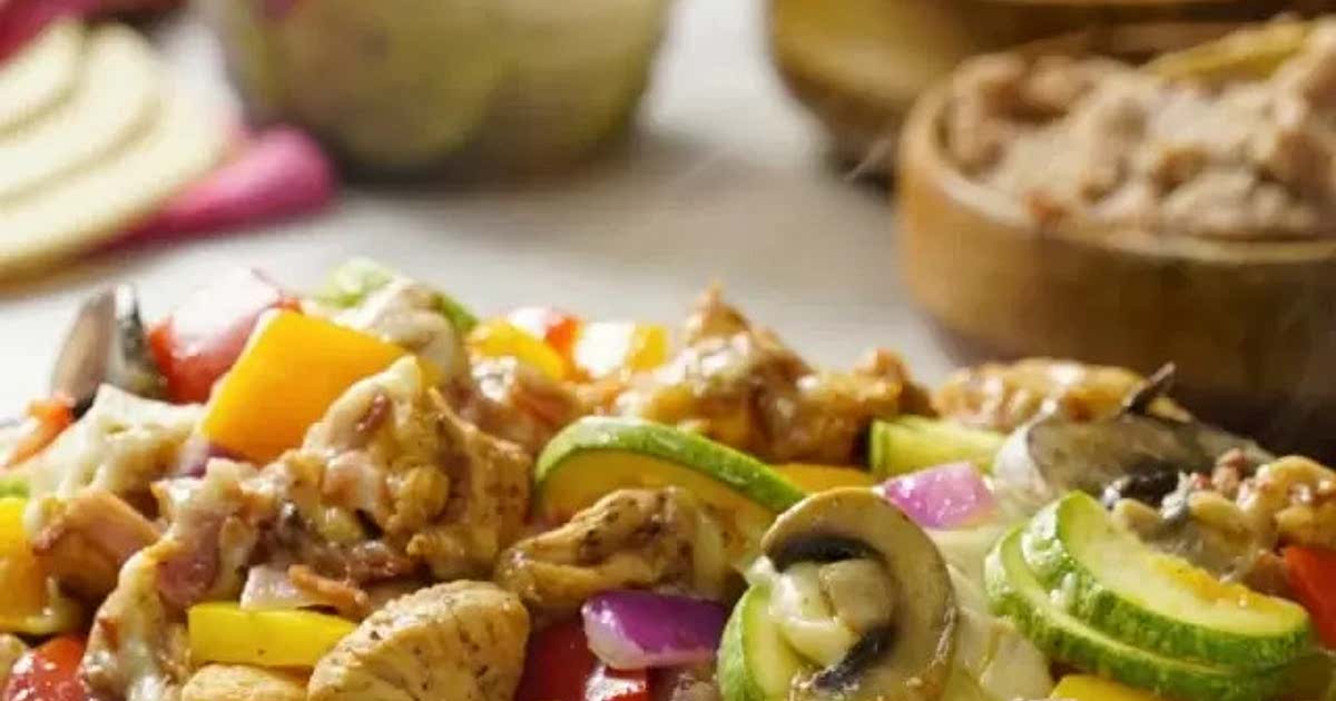 Alambre de Pollo con Queso Recipe - Samsung Food