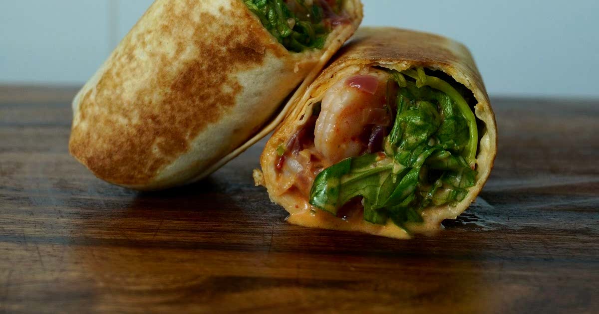 Summer prawn wrap Recipe — Samsung Food