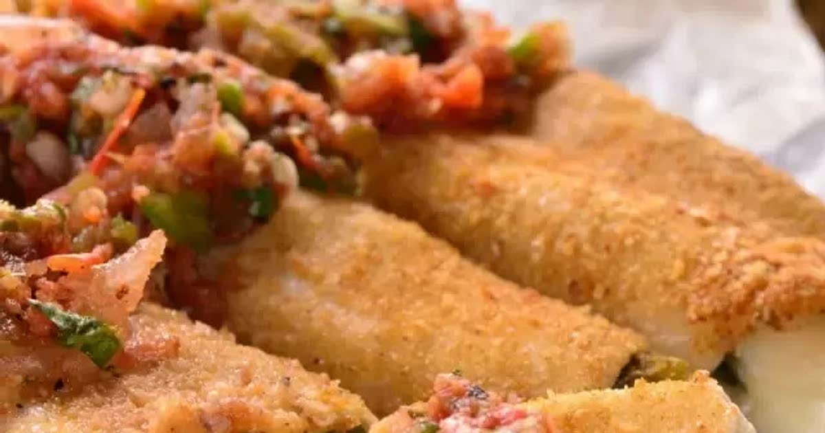 Flautas de Chile Relleno Recipe — Samsung Food