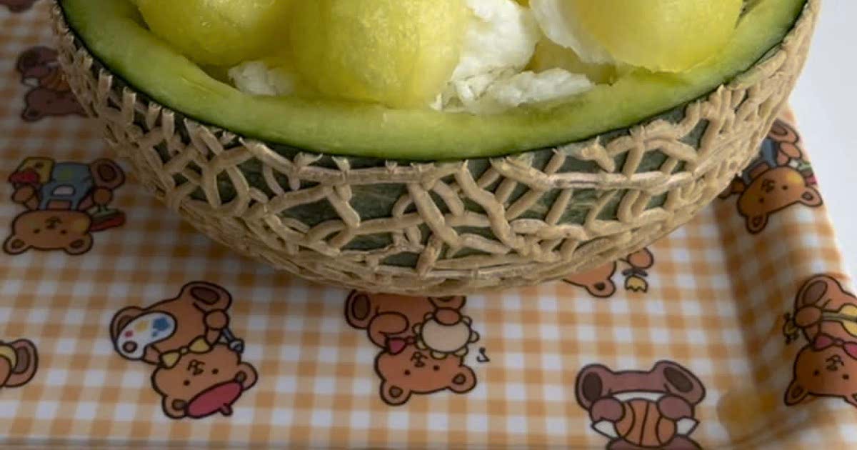Melon shaved ice hack Recipe - Samsung Food
