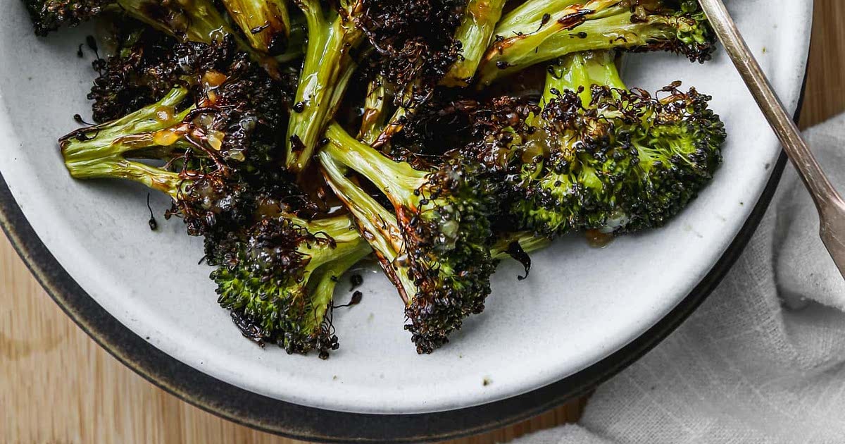 Roasted Miso Broccoli Recipe - Samsung Food