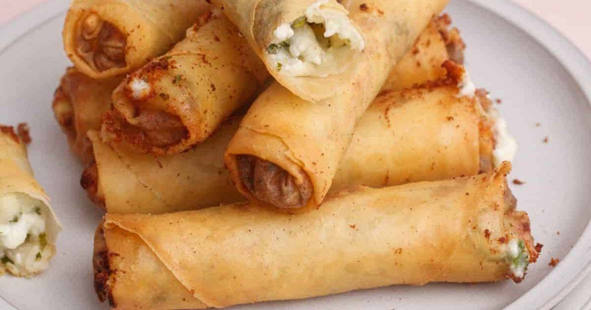 Sigara Boregi (Crispy Turkish Feta Cheese Rolls) Recipe - Samsung Food