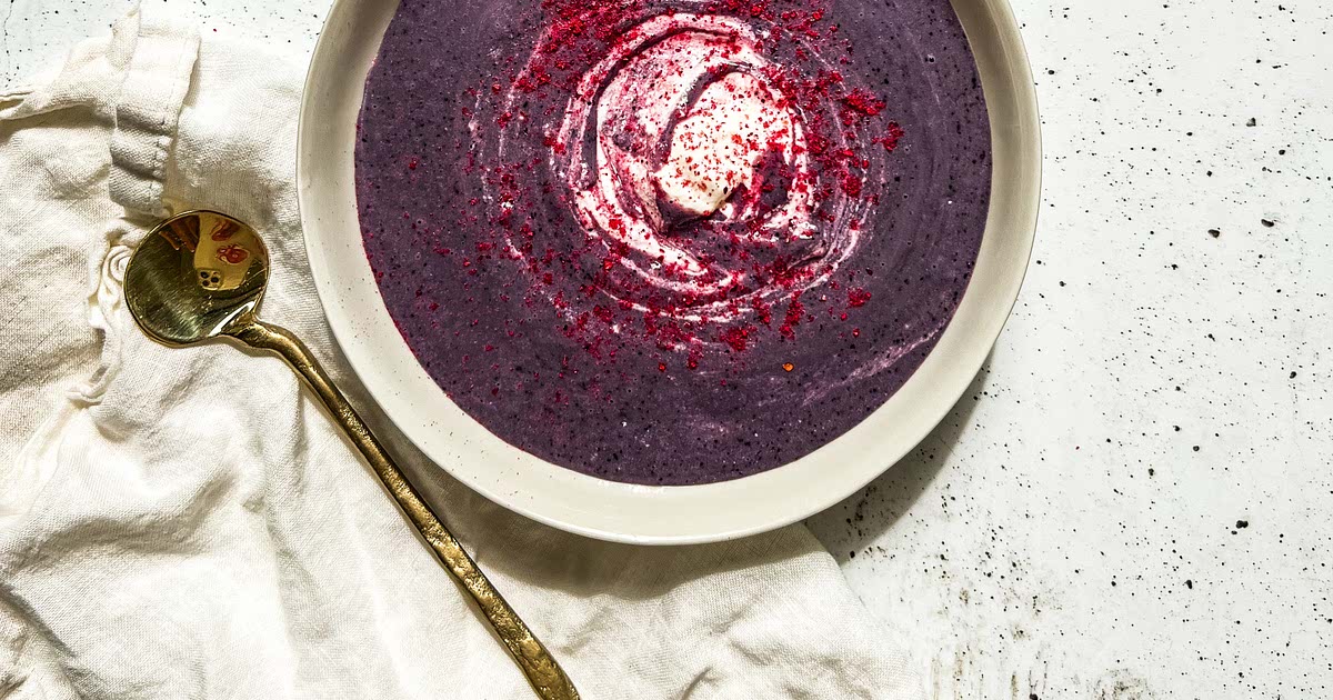 Blueberry Cream Kickstart Smoothie Recipe - Samsung Food