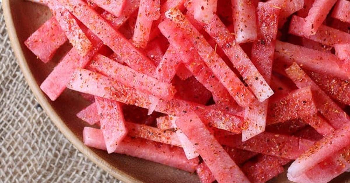 Watermelon Sticks with Coconut Lime Dip (Healthy Summer Snack) Recipe ...