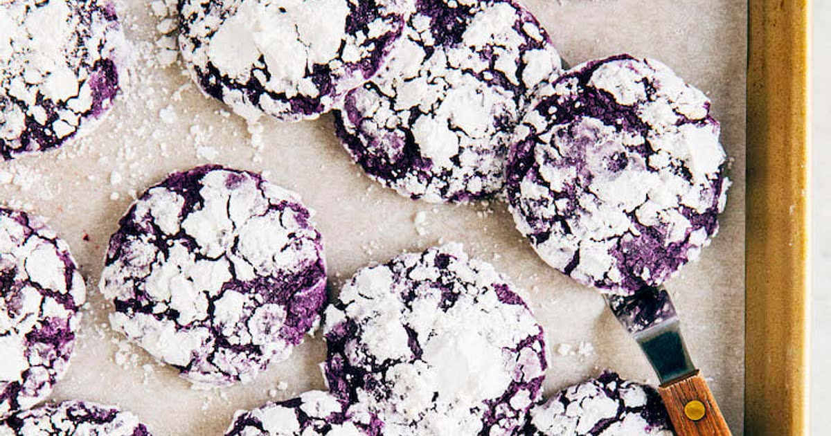 Ube Crinkle Cookies Recipe - Samsung Food