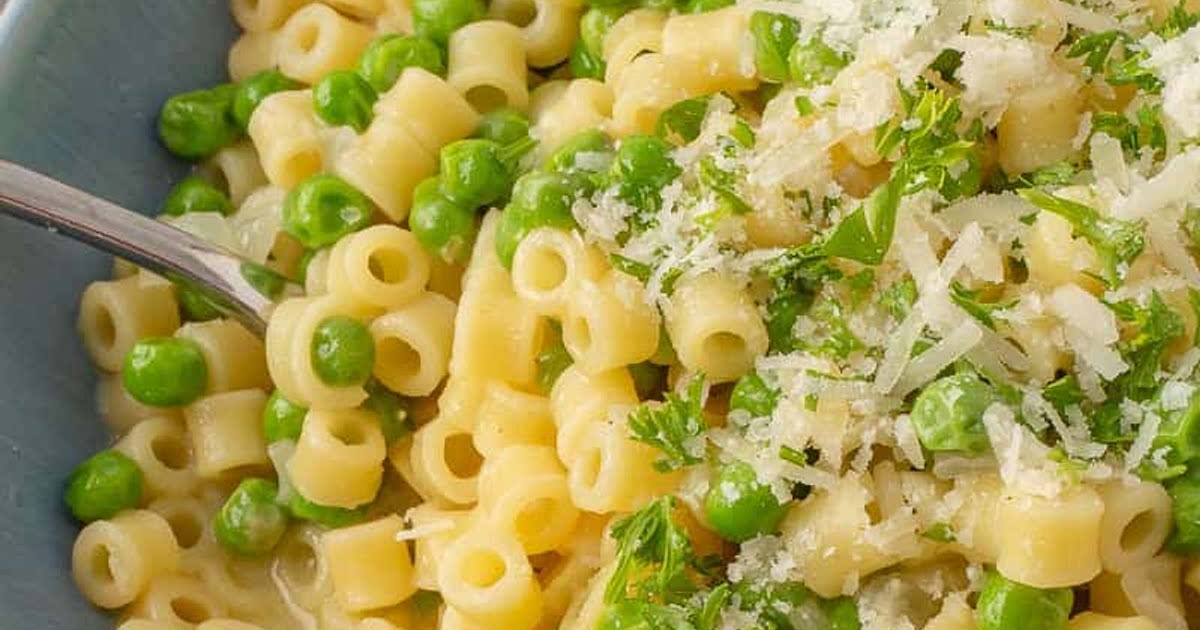 Pasta e Piselli (Italian Pasta and Peas Recipe) - Samsung Food